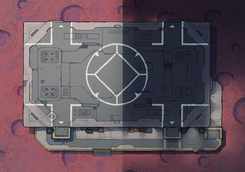 The Landing Pad Pack | Maps & Assets by 2-Minute Tabletop
