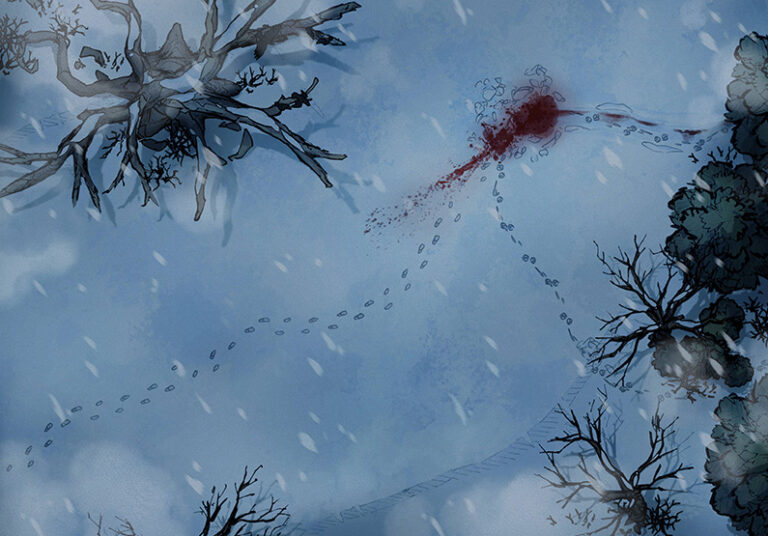 The Winter Wilderness Battle Maps | 2-Minute Tabletop