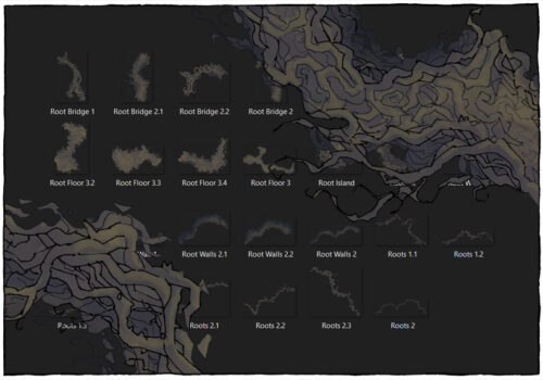 The Knotroot Cave Map | 2-Minute Tabletop