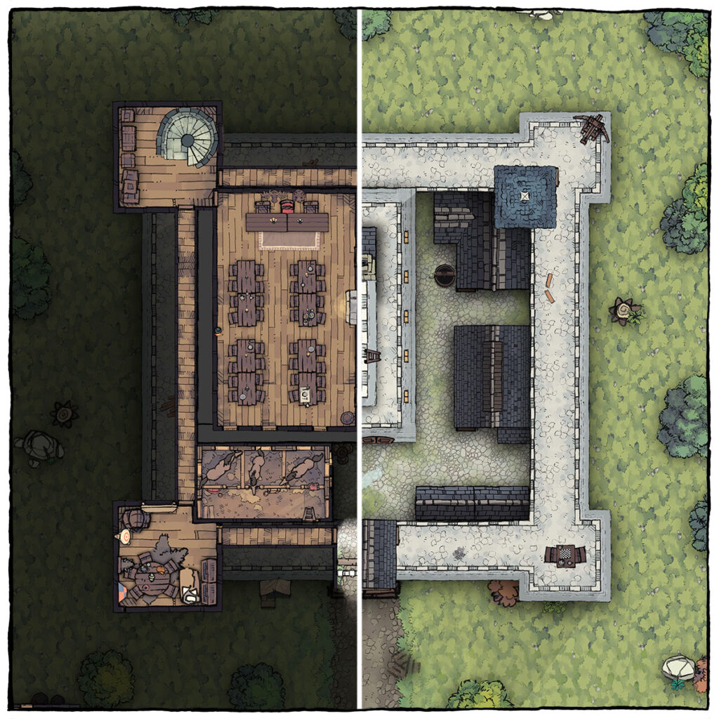 Paweł's Monastery Maps - Preview | 2-Minute Tabletop