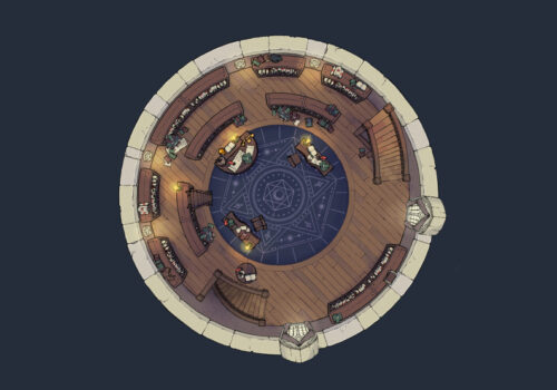 The Grand Mage Tower Map | 2-Minute Tabletop