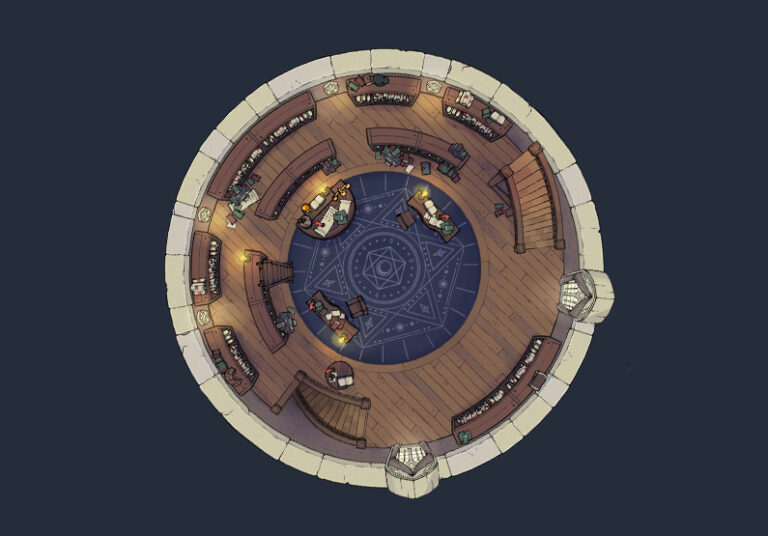 The Grand Mage Tower Map | 2-Minute Tabletop The Grand Mage Tower Map | 2-Minute Tabletop