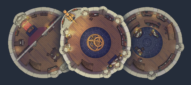 The Grand Mage Tower Map | 2-Minute Tabletop