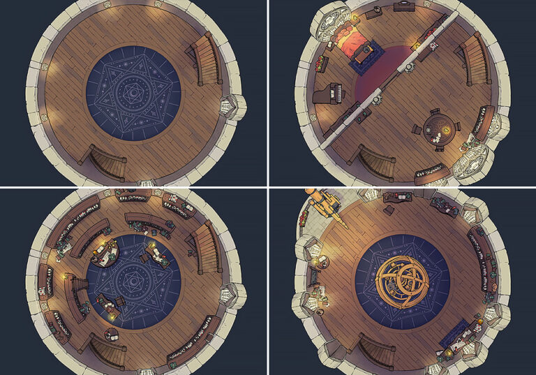 The Grand Mage Tower Map | 2-Minute Tabletop