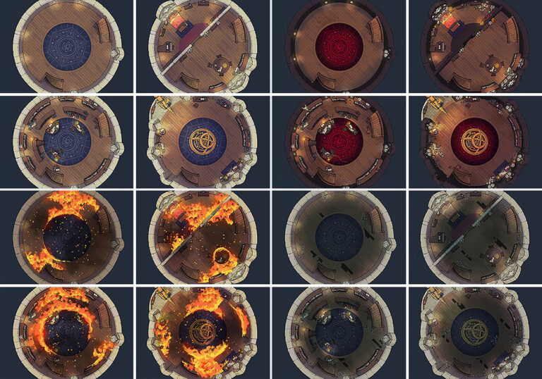 The Grand Mage Tower Map | 2-Minute Tabletop