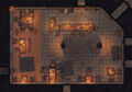 The Underground Sanctuary battle map by 2-Minute Tabletop