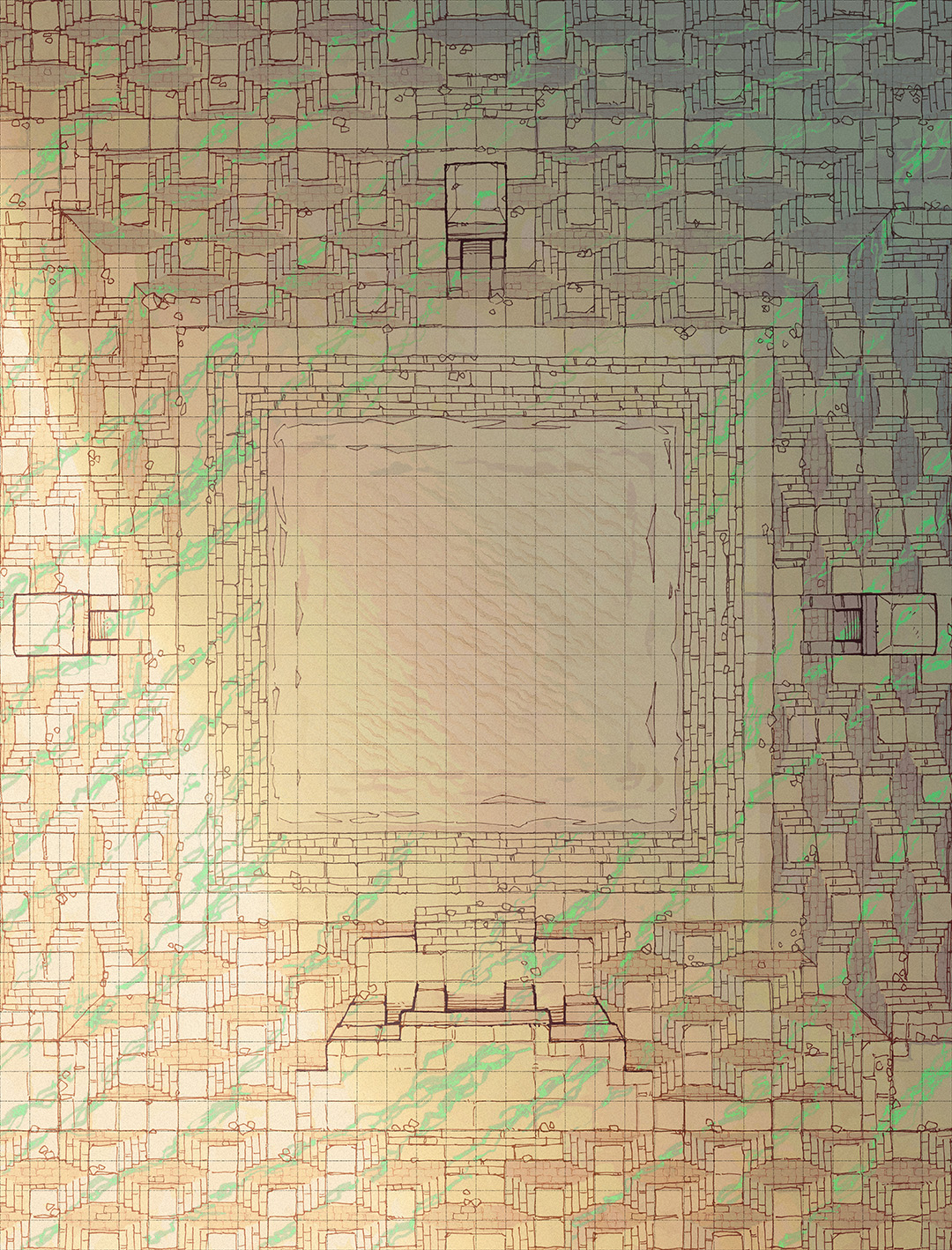 Arena of Earth - Jade Variant - Large Preview | 2-Minute Tabletop