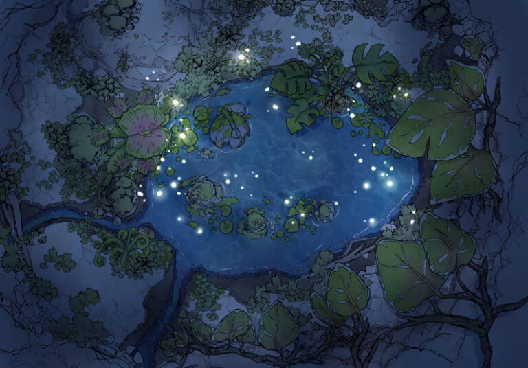 The Megaflora Grotto Pack | Maps & Assets by 2-Minute Tabletop