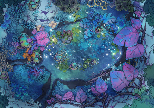 The Megaflora Grotto Pack | Maps & Assets by 2-Minute Tabletop