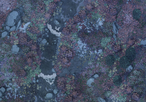 The Painted Tundra Pack | Maps & Assets by 2-Minute Tabletop