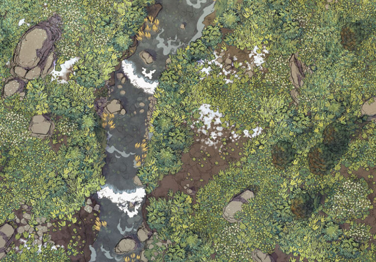 The Painted Tundra Pack | Maps & Assets by 2-Minute Tabletop