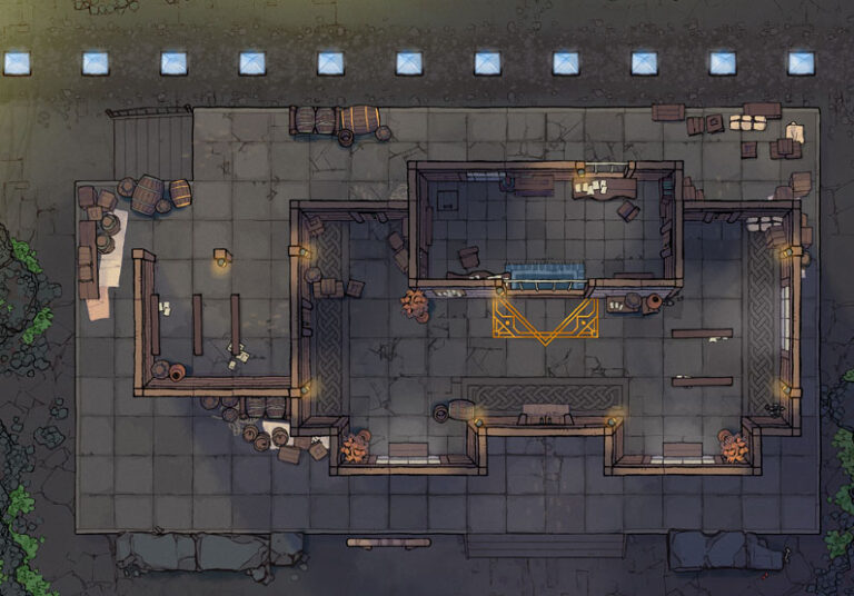 The Wild West Train Station Battle Map | 2-Minute Tabletop