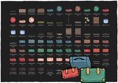 The Wild West Train Station Battle Map | 2-Minute Tabletop