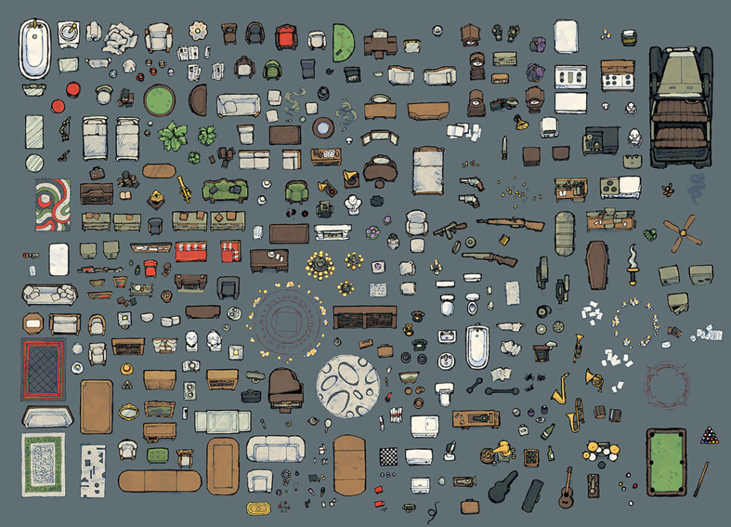 The 1900s Misc. Map Assets | 2-Minute Tabletop