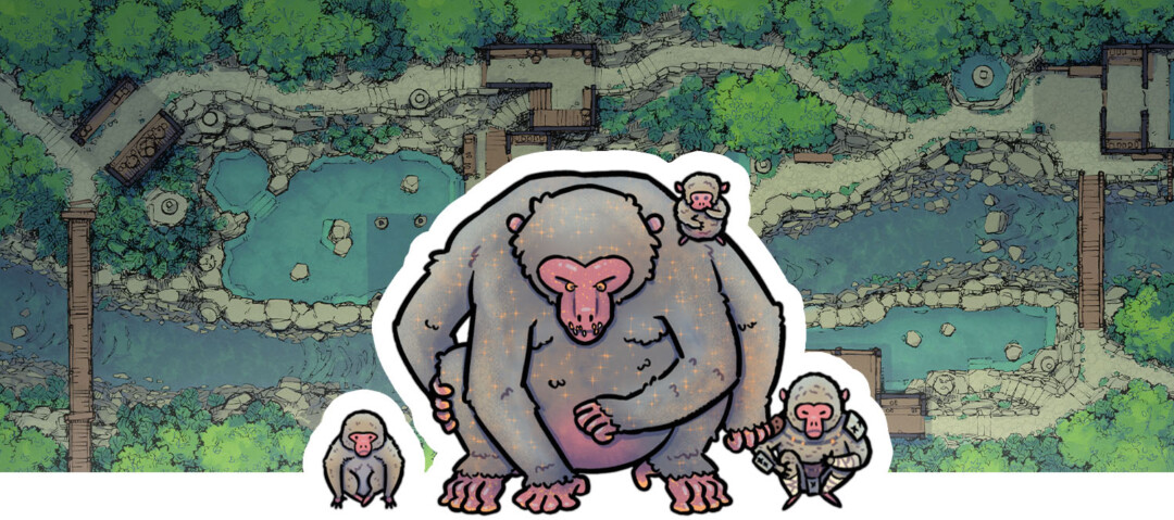 All That Glitters - Onsen Monkey Encounter for D&D 5e