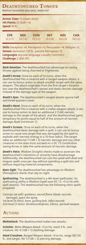 Gallows' Rot, Part 2 - Desert Cultist Encounter for D&D 5e