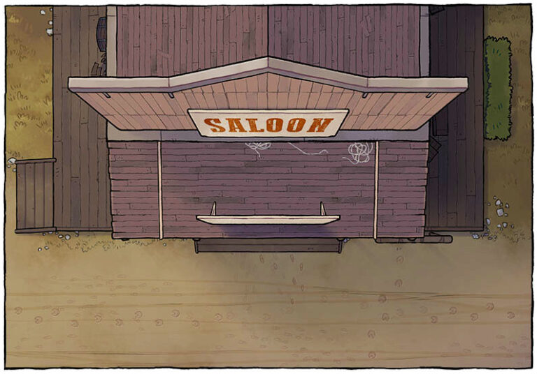 The Wild West Saloon Battle Map | 2-Minute Tabletop