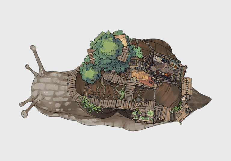 The Colossal Snail Pack | Maps & Assets by 2-Minute Tabletop