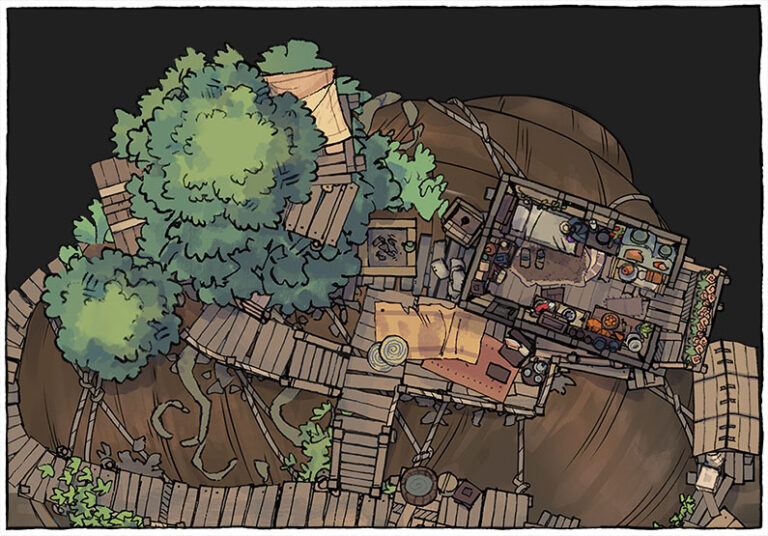 The Colossal Snail encounter assets by 2-Minute Tabletop