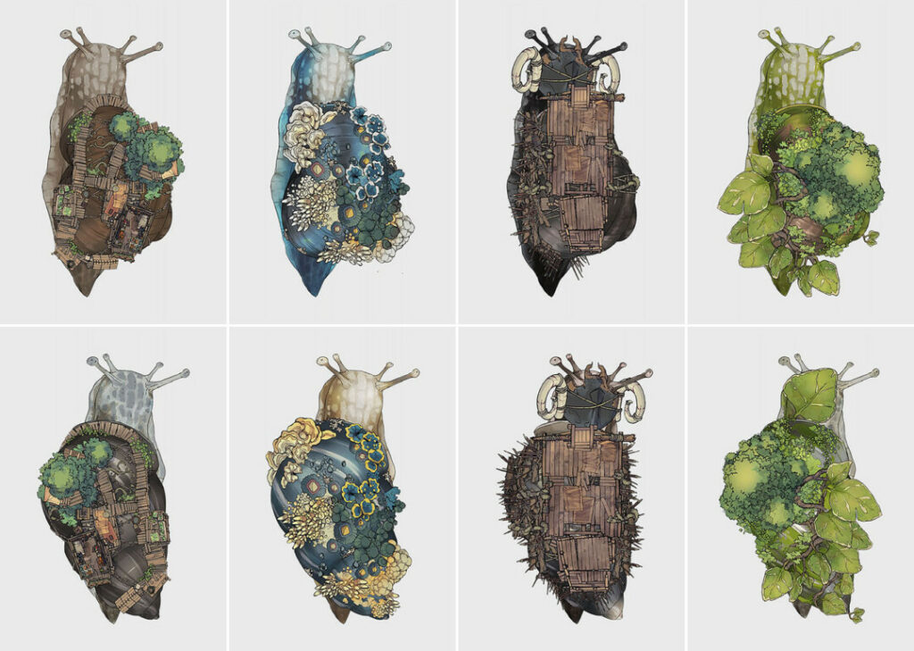 The Colossal Snail Pack | Maps & Assets by 2-Minute Tabletop