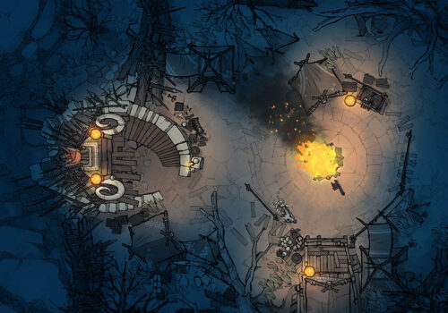 The Goblin Camp Pack | Maps & Assets by 2-Minute Tabletop