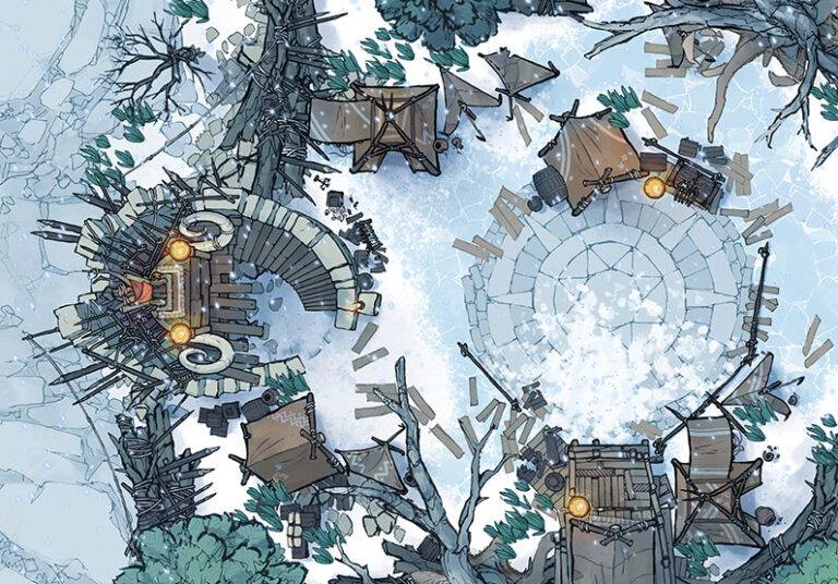 The Goblin Camp Pack | Maps & Assets by 2-Minute Tabletop