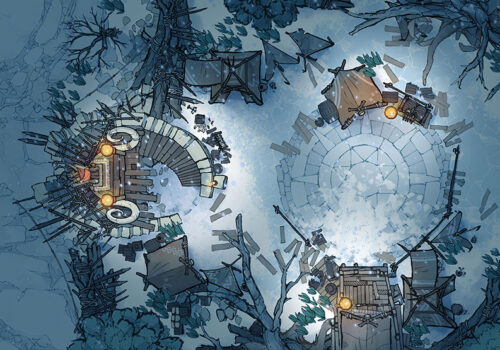 The Goblin Camp Pack | Maps & Assets by 2-Minute Tabletop