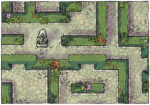 The Hedge Maze Battle Map | 2-Minute Tabletop