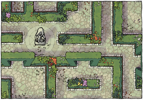 The Hedge Maze Battle Map | 2-Minute Tabletop The Hedge Maze Battle Map | 2-Minute Tabletop