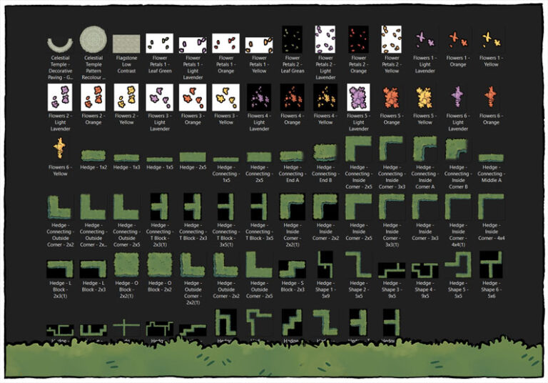 The Hedge Maze Battle Map | 2-Minute Tabletop