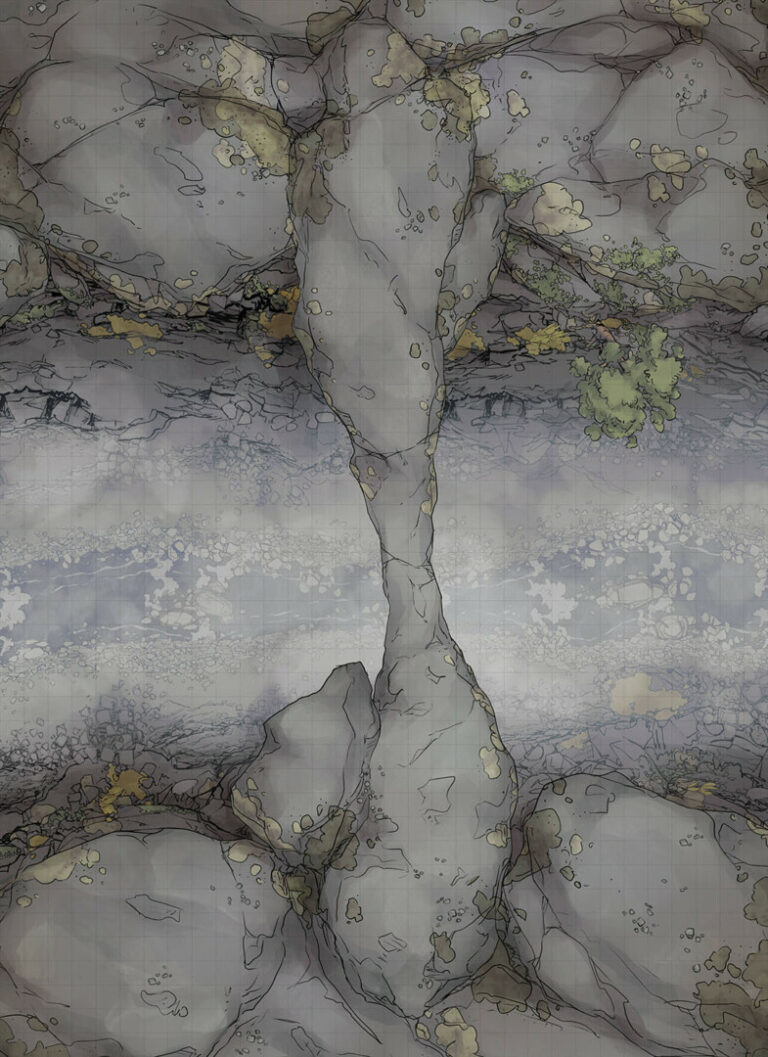The Natural Stone Bridge Battle Map | 2-Minute Tabletop