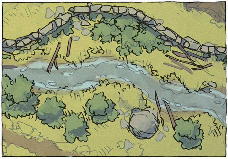 The Farmer's Fields battle map by 2-Minute Tabletop