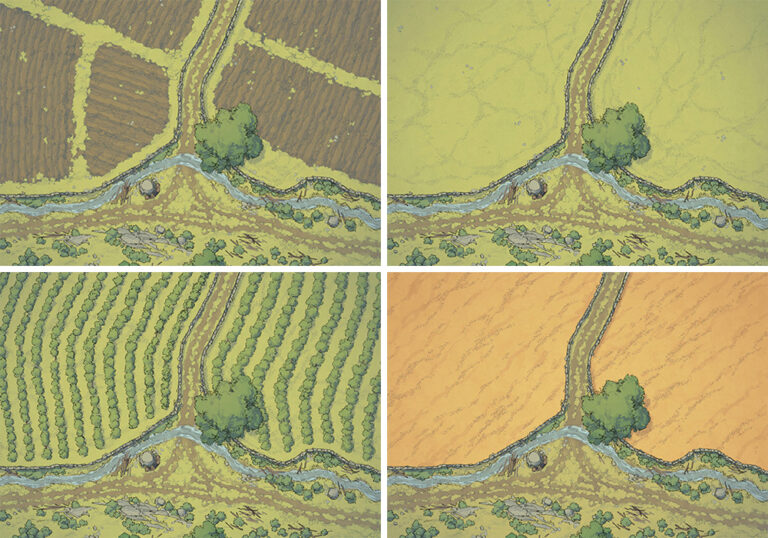 The Farmer's Fields Battle Map | 2-Minute Tabletop