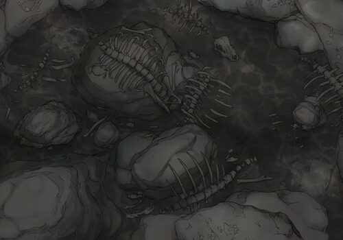 The Monster Bone Map Assets Pack | 2-Minute Tabletop