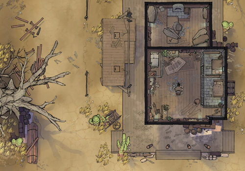 The Wild West Sheriff's Office Pack | Maps & Assets