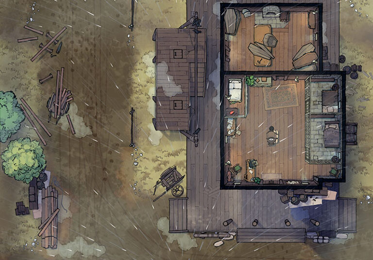 The Wild West Sheriff's Office Pack | Maps & Assets