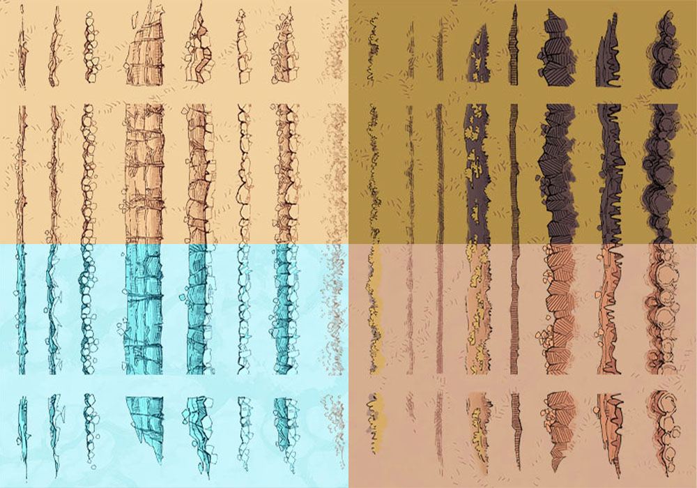 The Natural Walls & Cliffs Pack | Maps & Assets