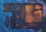 The Seaside Bar Battle Map | 2-Minute Tabletop