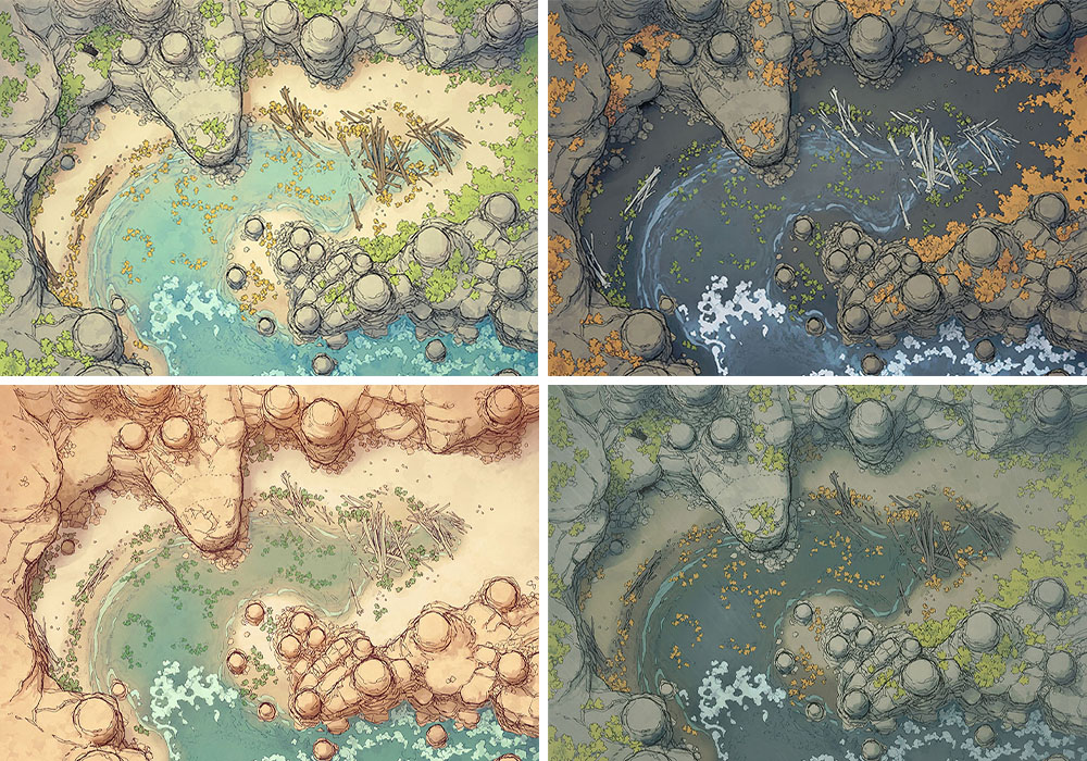 The Driftwood Cove Pack | Maps & Assets