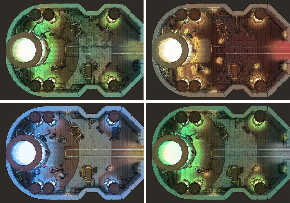 The Steampunk Laboratory Pack | Maps & Assets