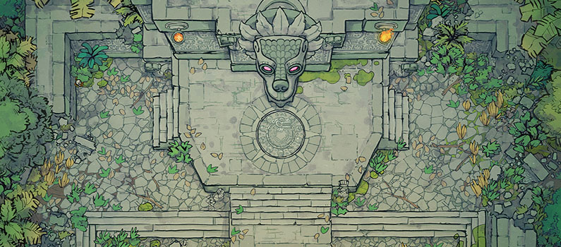 The Ruins of Xibalba Battle Map | 2-Minute Tabletop