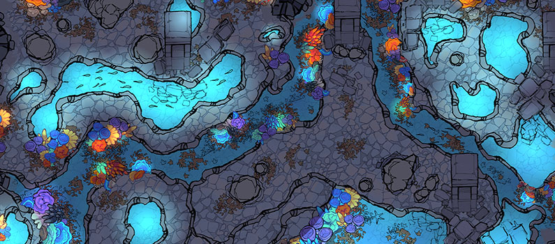 The Underwater Cavern by GrubbySheeps | 2-Minute Tabletop