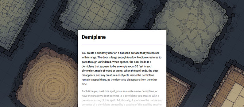 Demiplane Battle Maps | 2-Minute Tabletop