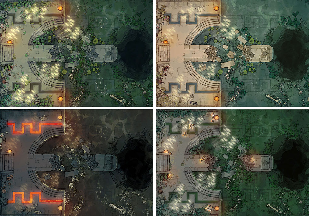 The Ossuary of Xibalba Pack | Maps & Assets by 2-Minute Tabletop