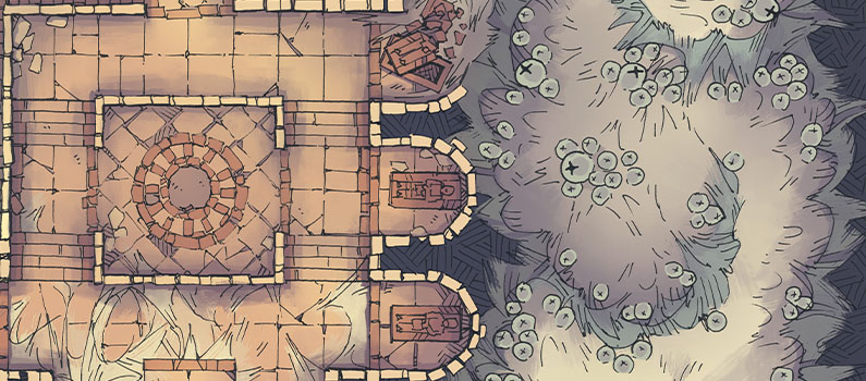 A New 'Desert' Variant for our Infested Crypt Map | 2-Minute Tabletop