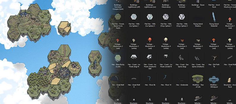 New World Hex Tiles by Spectralicy | 2-Minute Tabletop
