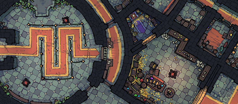 The Royal Bank Battle Map | 2-Minute Tabletop