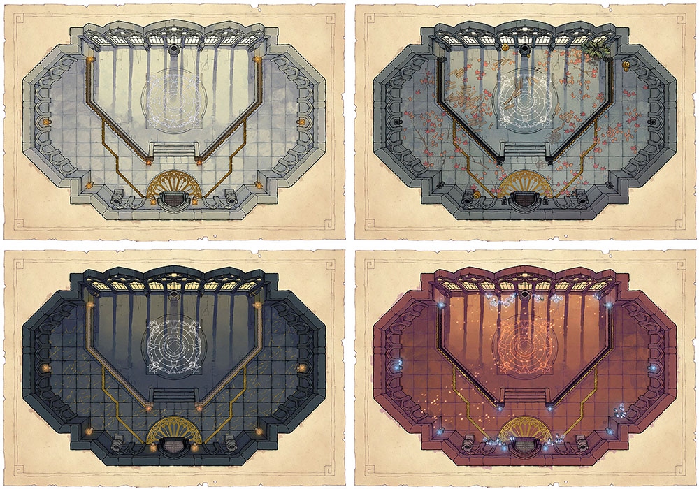The Palatial Portal Pack | Maps & Assets by 2-Minute Tabletop
