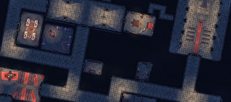 The Cult Dungeon Map by Tobias | 2-Minute Tabletop