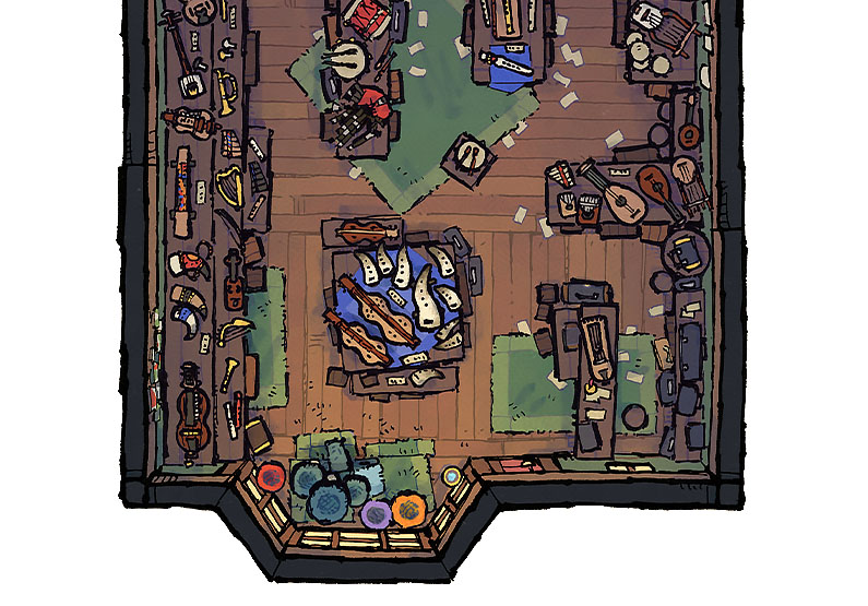 Bards Workshop | 2 Maps | 11 Assets | Instrumental MP3s